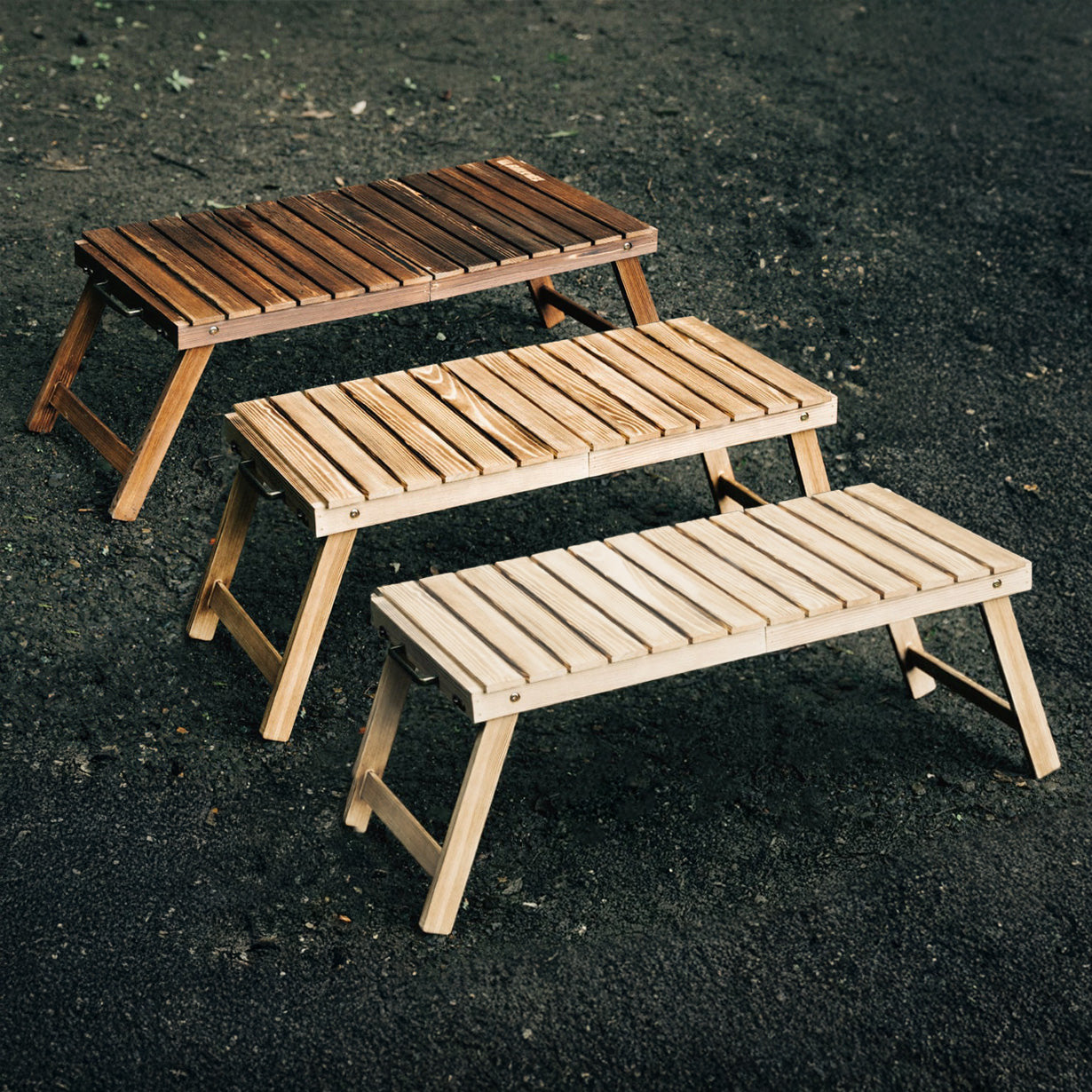 【BAKKNEL】 フォールディング ウッドテーブル BN-WTB001